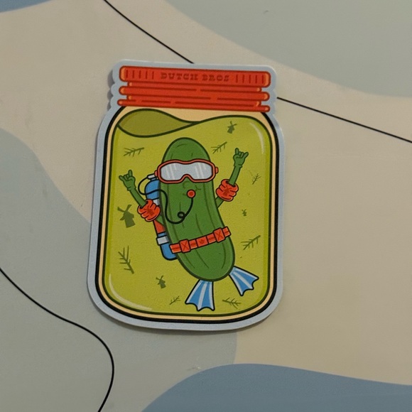 Dutch Bros | Design | Dutch Bros Adventure Pickle Sticker | Poshmark